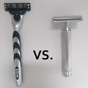 Safety Razor vs. Cartridge Razor - Side by Side Comparison - Shaving ...